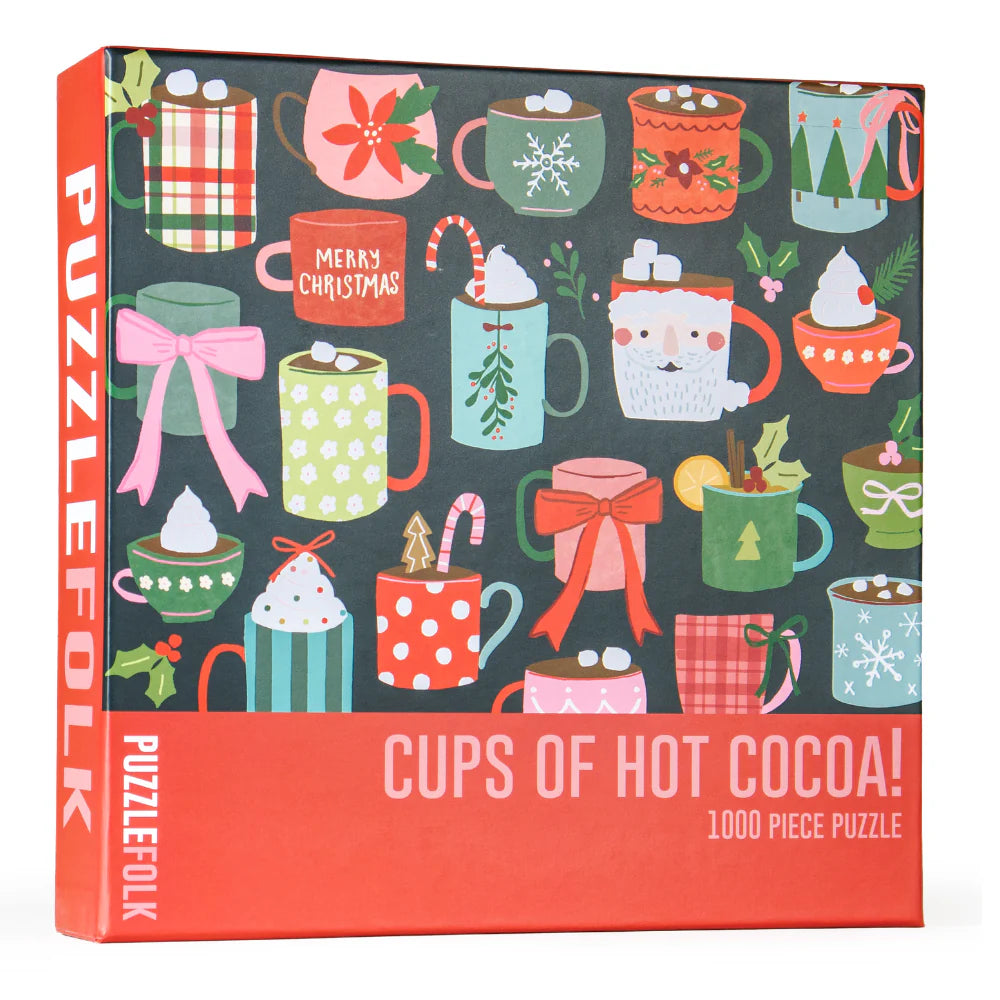 Cups of Cocoa Christmas Puzzle by Puzzlefolk • Puzzle Weekend