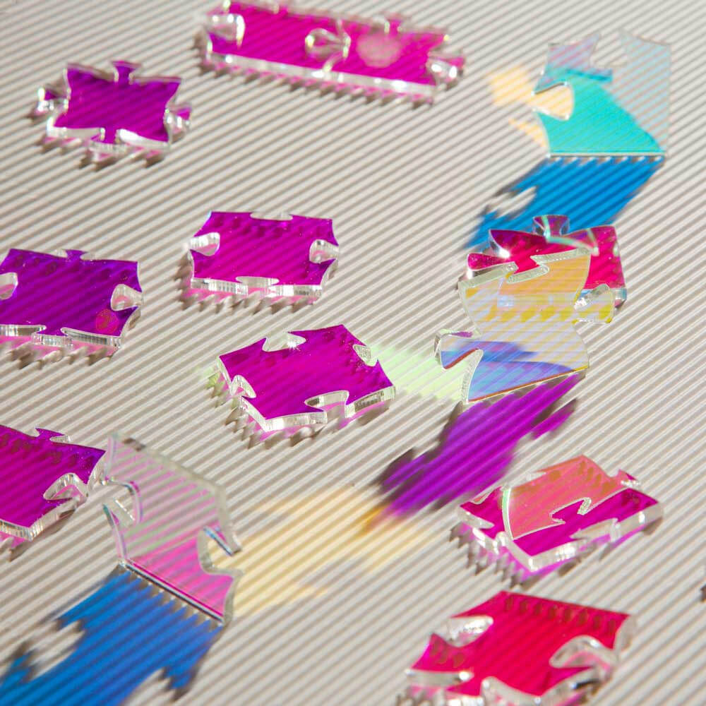 Waves Puzzle • Iridescent • Puzzle Weekend